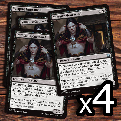 4x Vampire Gourmand - Near Mint - Foundations - Magic the Gathering | eBay