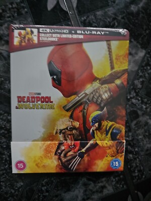 Deadpool and Wolverine Steelbook 4K UHD Blu Ray Deadpool Edition ...