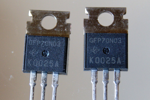 50pcs Transistor GFP70N03 70A 30V N-mos TO220 cross RFP70N03 GS-Vishay ...
