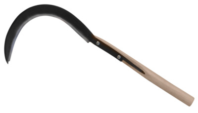 FALCIOLA FALCE PER CANTONIERE CON MANICO LUNGO IN LEGNO ERBA ROVI | eBay