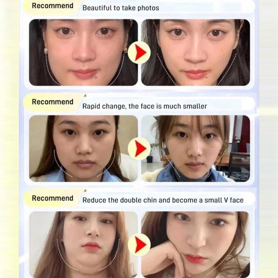 V Face Chin Cheek Sleep with Thin Mask Anti Wrinkle Band Strap Belt ...