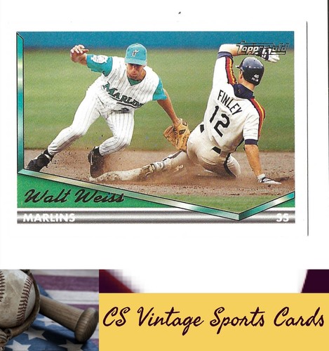 1994 Topps #256 Walt Weiss Gold | eBay