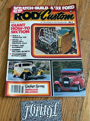 VTG PETERSEN'S HOT ROD & CUSTOM MAGAZINE NO. 2 SCRATCH BUILD '32 FORD ...