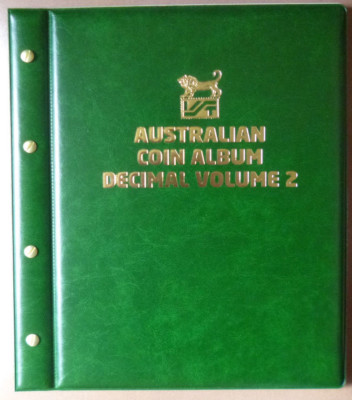 VST AUSTRALIAN DECIMAL COIN ALBUM 2016 to 2023 VOLUME 2 GREEN with ...