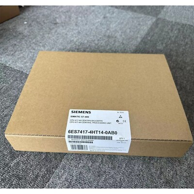 New Siemens SIMATIC S7-400H CPU 417H 6ES7417-4HT14-0AB0 6ES7 417-4HT14 ...