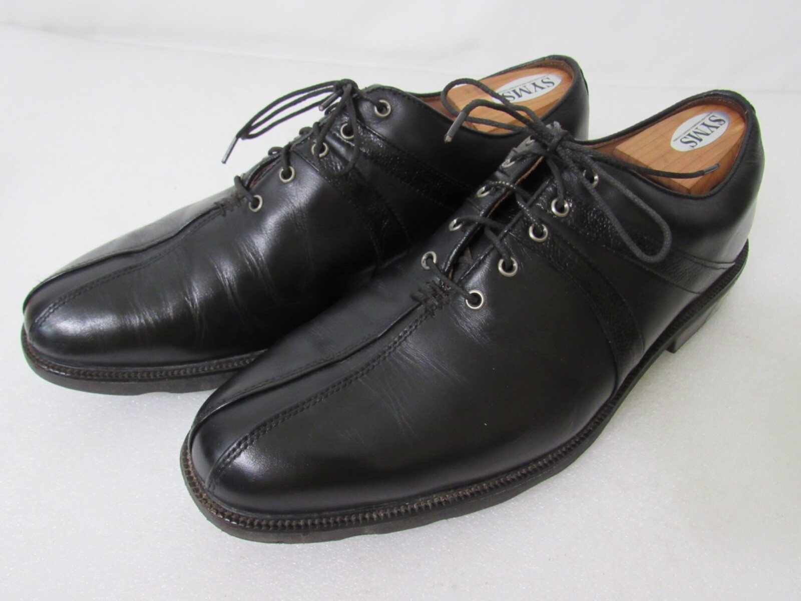 Footjoy ICON Classic Black Leather Golf Shoes Soft Sp… - Gem