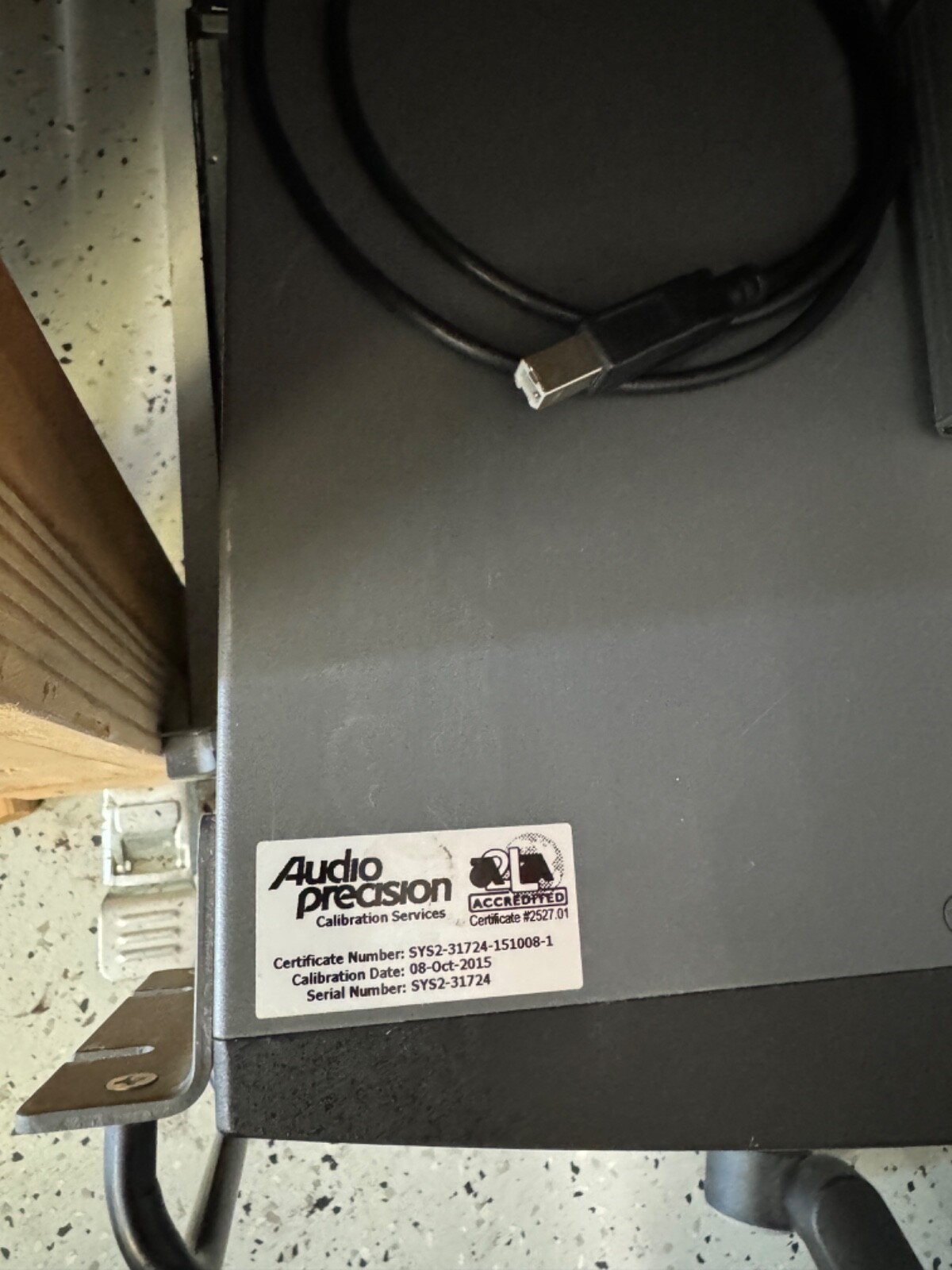 Audio Precision SYS-2722 Analyzer Tested With USB APIB Adapter for sale ...