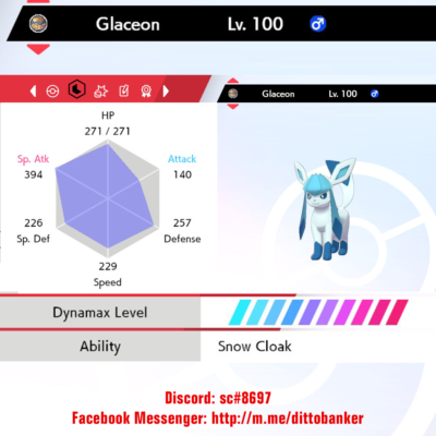 Glaceon Stats