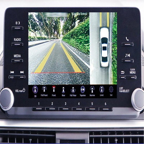 Recording Parking 360° Bird Eye View Panoramic 4 Camera Car DVR Rear ...