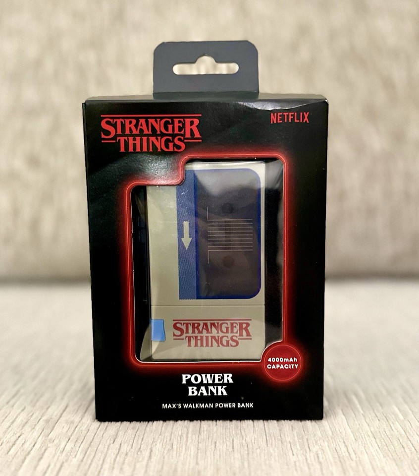 Stranger Things Power Bank 4000mAh Max Walkman & Hell Fire Lives ...