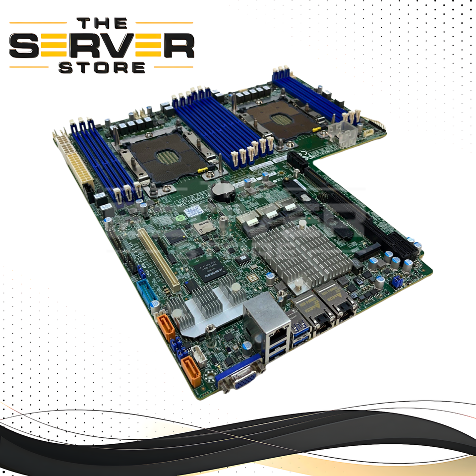 Supermicro Motherboard Dual LGA3647 Wide I/O GPU Support X11DDW-NT | eBay