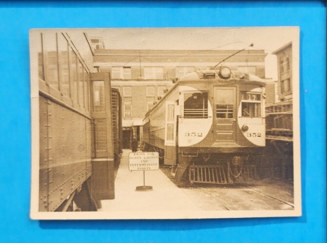 1920s Salt Lake City UT Depot Railroad Bamberger Rail Car 352 Photo ...