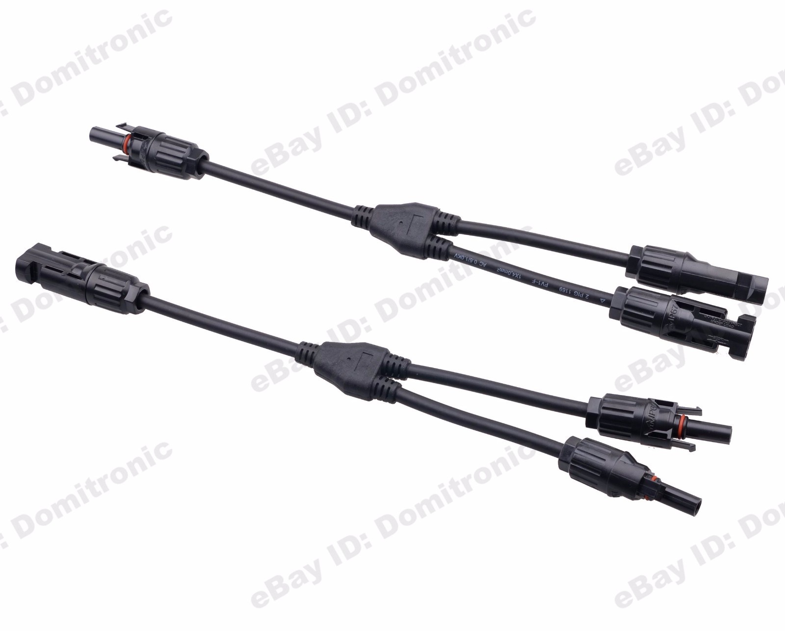 Solar Panel Cable Connector Y and 3Y Branch Adapter Waterproof Panel ...