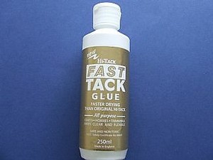 Fast Tack Quick Stick & Very Sticky PVA Glue - 250ml | Craft Adhesives ...