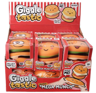 Giggle Tastic Squishy Mega Munch Fidget Burger | eBay UK