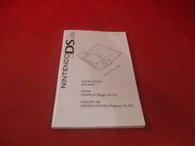 Nintendo DS Lite Console System Instruction Manual Booklet ONLY | eBay