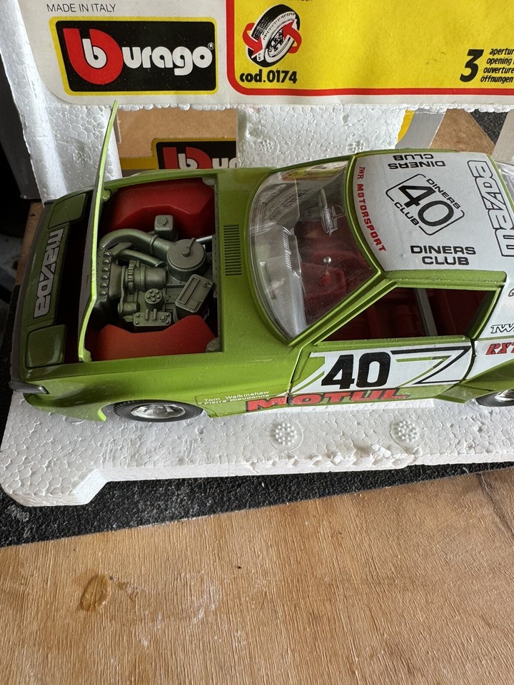 BBurago 1983 Mazda RX7 Opening Doors Die-Cast 1/24 Rare | eBay