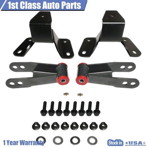 For 1973-1996 Ford F150 F100 4" Drop Leveling Lowering Shackles Hangers ...