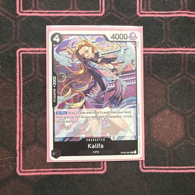 DASH PACK Promo - Kalifa - OP03 081 - Foil (NM) - One Piece TCG English ...