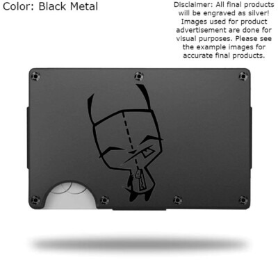 Custom "INVADER ZIM HAPPY GIR" Laser Engraved Wallet - Pick A Wallet ...