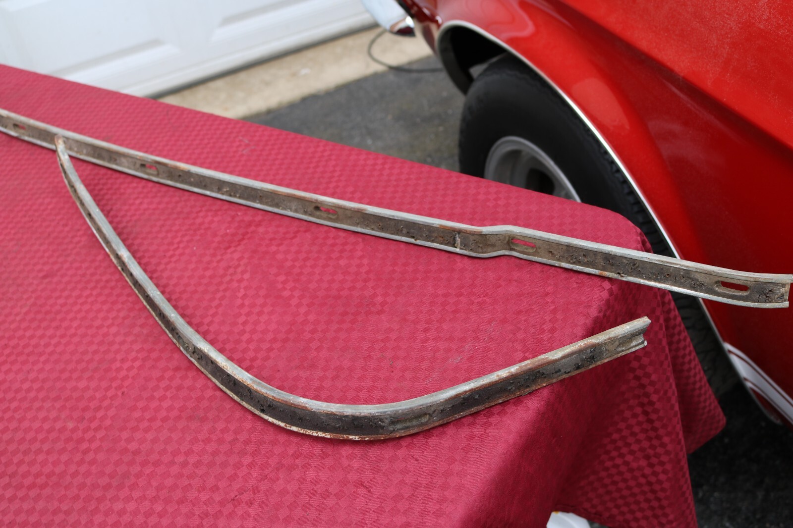 65 66 67 68 FORD MUSTANG SHELBEY COUGAR CONVERTIBLE TOP REAR TACKING ...