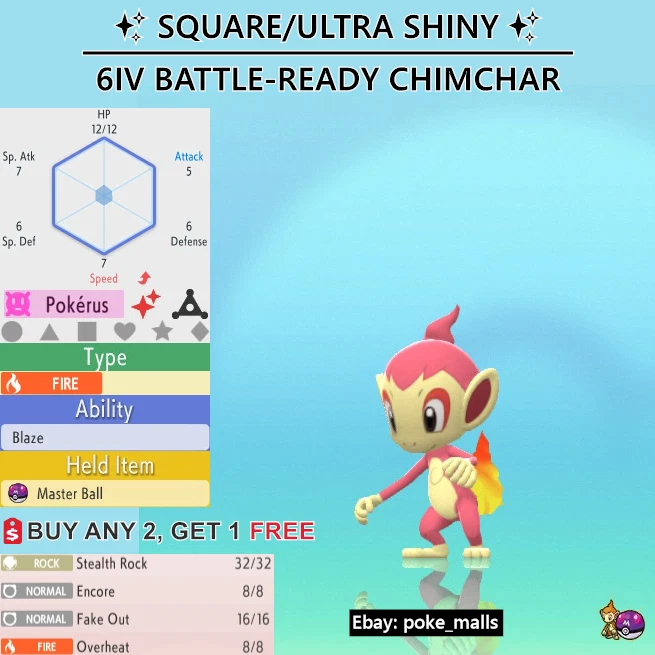 Shiny Chimchar Code