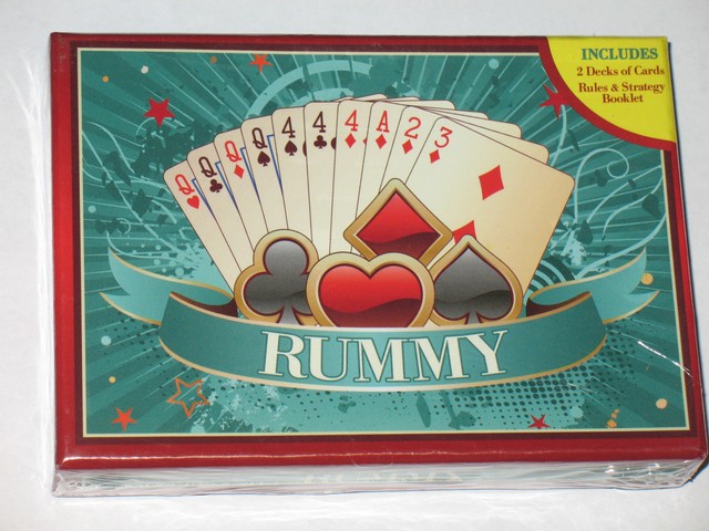 2 Deck Set of Rummy Playing Cards with Rules and Strategy Book | eBay