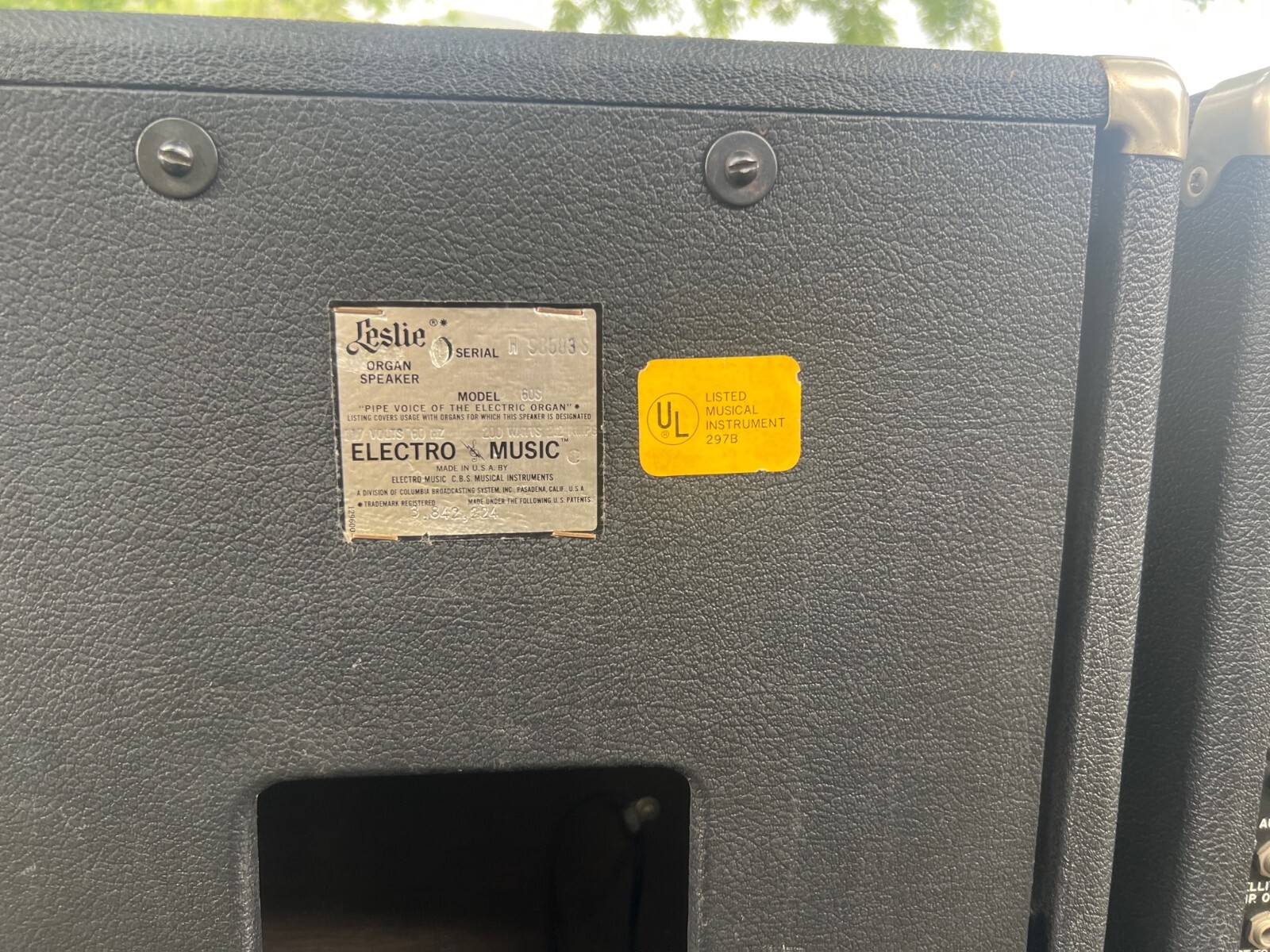 Vintage Leslie model 60S speakers with covers | eBay