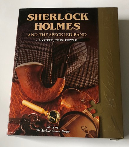 Sherlock Holmes and The Speckled Band 1000 Piece Mystery Jigsaw Puzzle ...