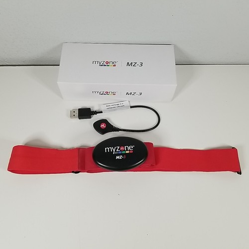 MyZone MZ-3 Heart Rate Monitor Chest Strap USB Charger Belt Band Target ...
