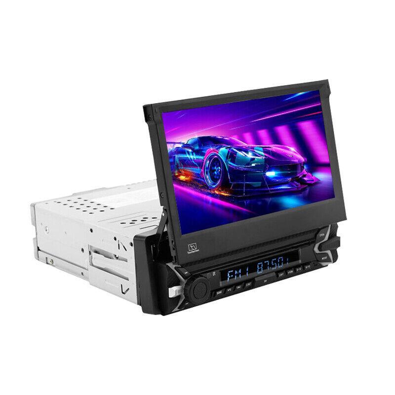 7" HD Telescopic Screen Car Carplay GPS Video MP5 Player Mirror Link ...