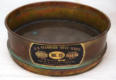 Tyler U.S. Standard Screen Sieve No. 10 .0787" 8" ID | eBay