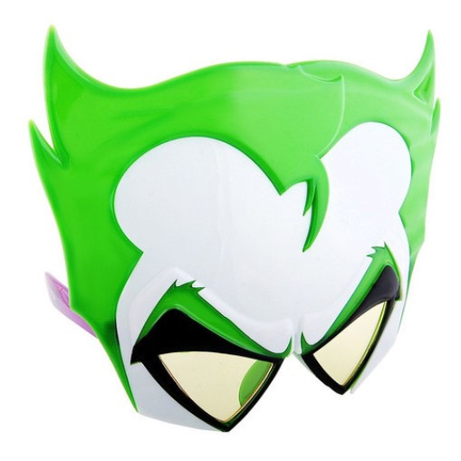 DC SUPERHERO SUPERVILLAINS COSTUME GLASSES MASK SUN-STACHES JOKER ...