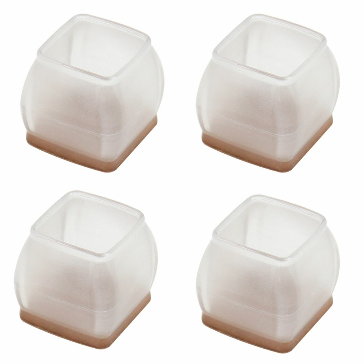 Rubber Chair Leg Covers Floor Protectors Non-slip Table Furniture Feet ...