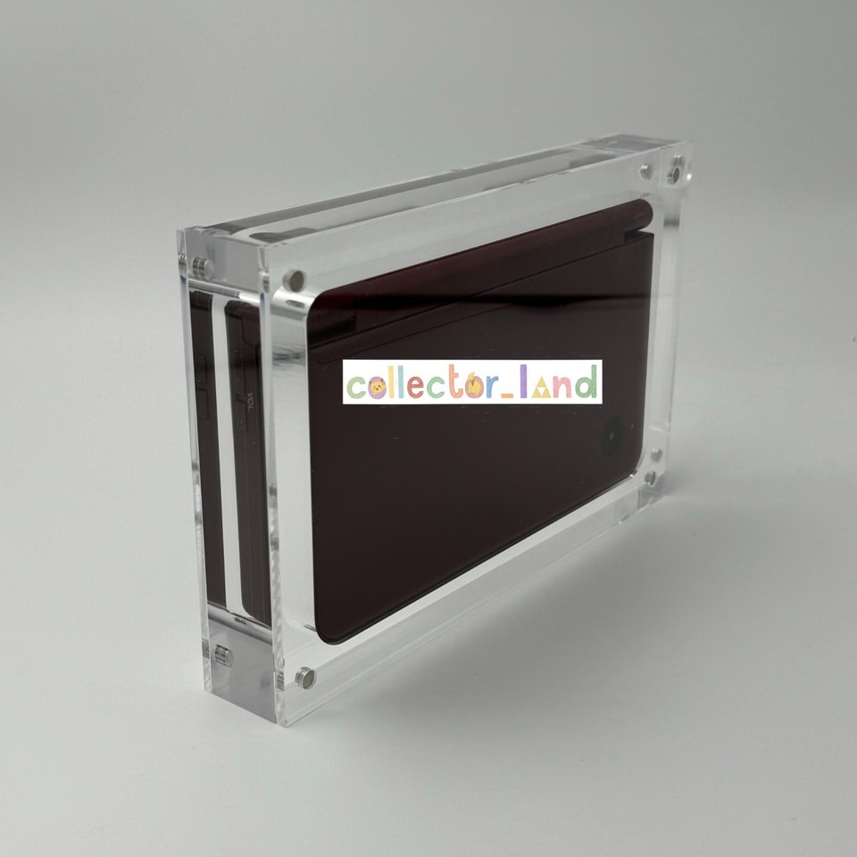 Nintendo DSi XL Acrylic Case UV Protective Clear Magnetic Display Show ...