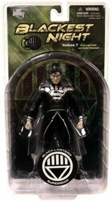 DC Direct Blackest Night: Series 7 Black Lantern Superman Action Figure ...