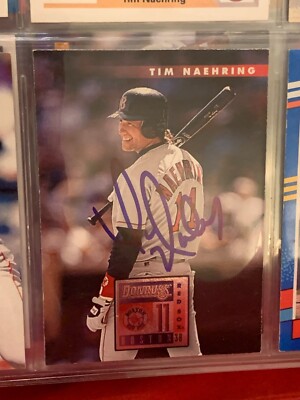 TIM NAEHRING AUTOGRAPHED SIGNED 1996 DONRUSS CARD BOSTON RED SOX COA | eBay