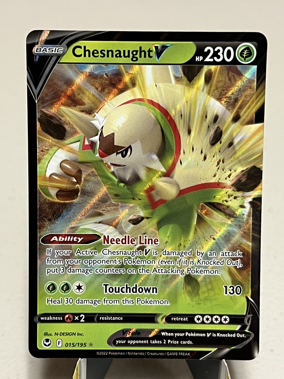 Chesnaught Pokemon Card