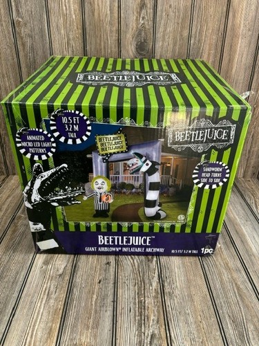 Beetlejuice Sandworm 10.5' Giant Airblown Inflatable Archway | eBay