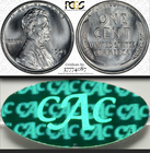 1943-S PCGS MS68 CAC $35,000-CU-MS68+ Steel Lincoln Wheat Cent CAC 1C ...