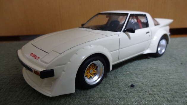 Rare Kit Fujimi 1/24 Mazda Savanna SA22C RX-7 Works version from Japan ...