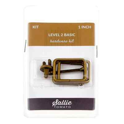 Sallie Tomato Level 2 Basic Purse Hardware Kit 1 inch - Antique Brass ...