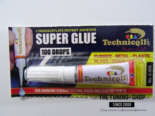 1x Very Strong Super Glue Adhesive For Glass Rubber Metal Wood ...