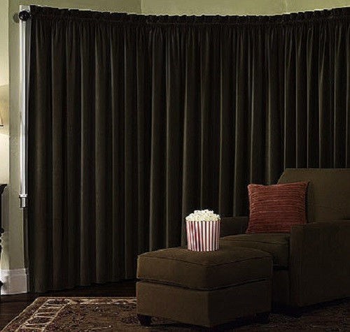 Drape Panel 15'Wx12'H Black Photography Studio Theater Custom Stage ...