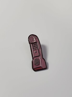 Telephone Lapel Pin Hand Held Push Button Land Line | eBay