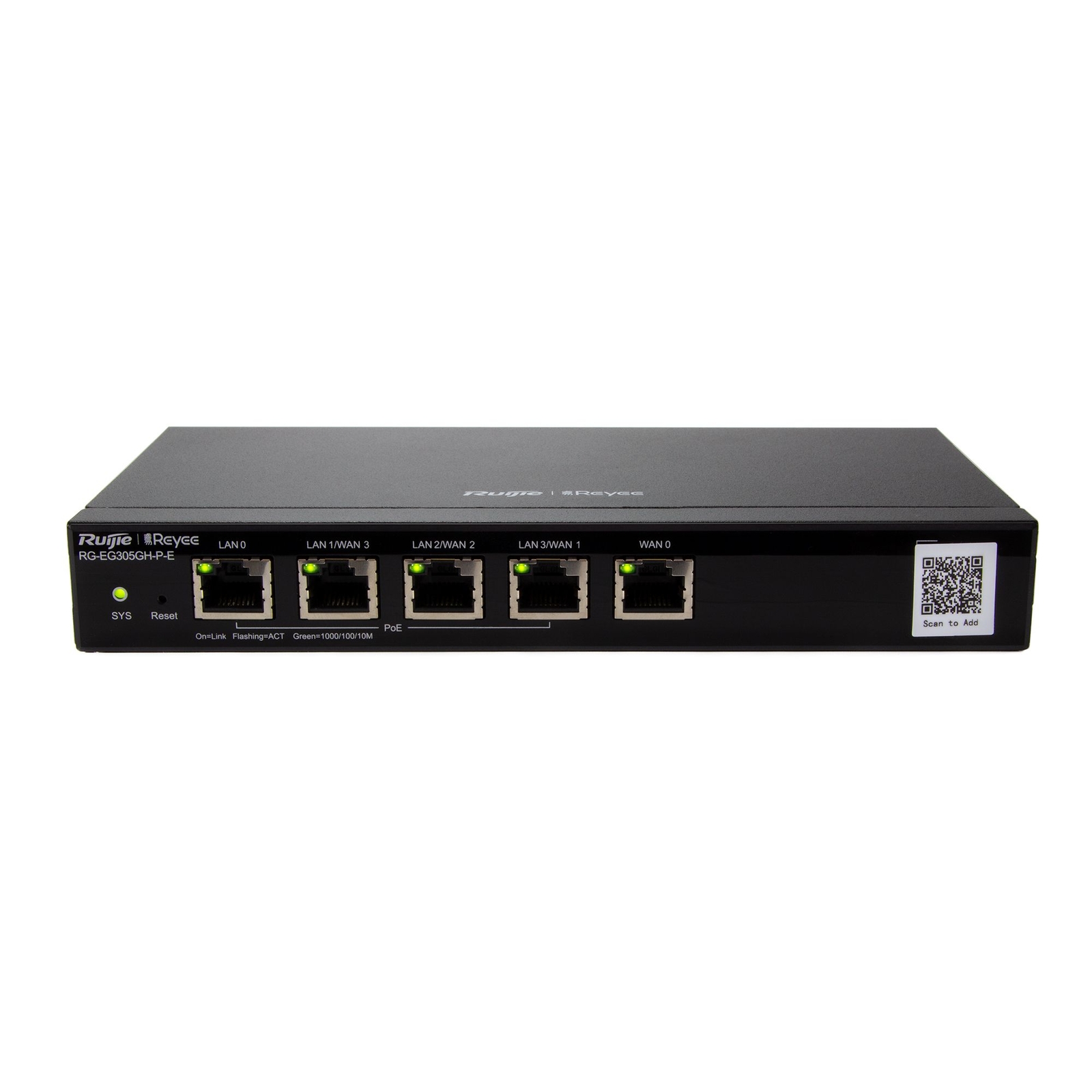 RG-EG305GH-P-E Reyee 5-Port High Performance Cloud Managed PoE Router ...