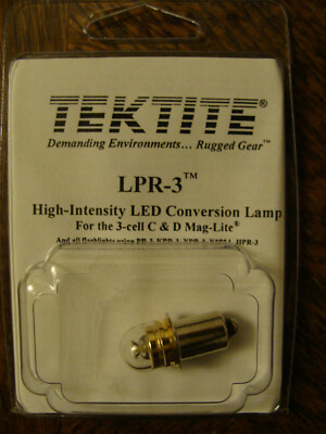 TEKTITE LPR-3 Replacement PR Bulb, 1W LED for 3-cell 4.5V Flashlight | eBay