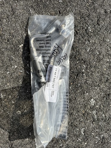 Genuine BMW E60N E61N E71 Turbocharger Oil Supply Inlet Pipe OEM ...