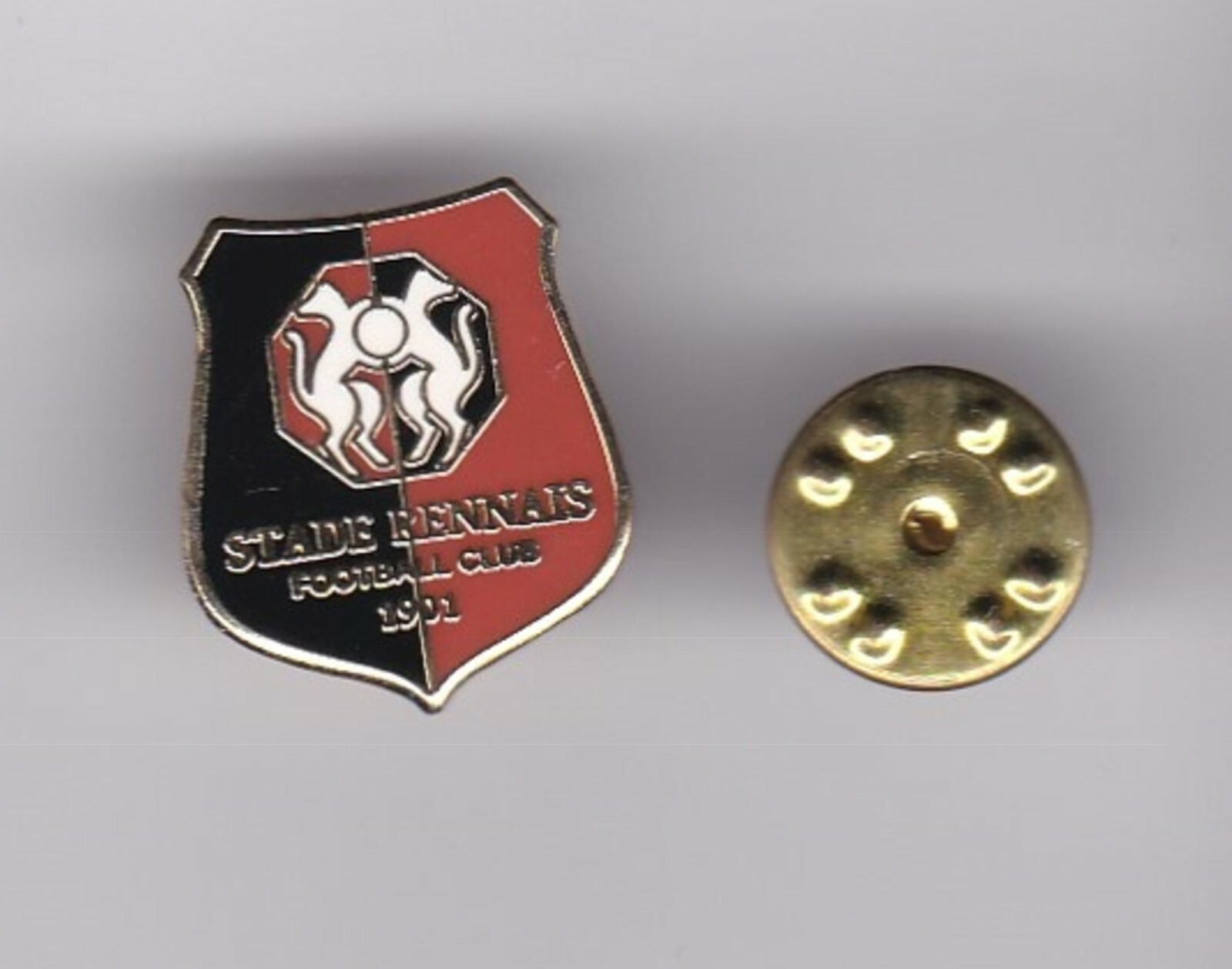 Stade Rennais ( France ) - lapel badge butterfly fitting | eBay