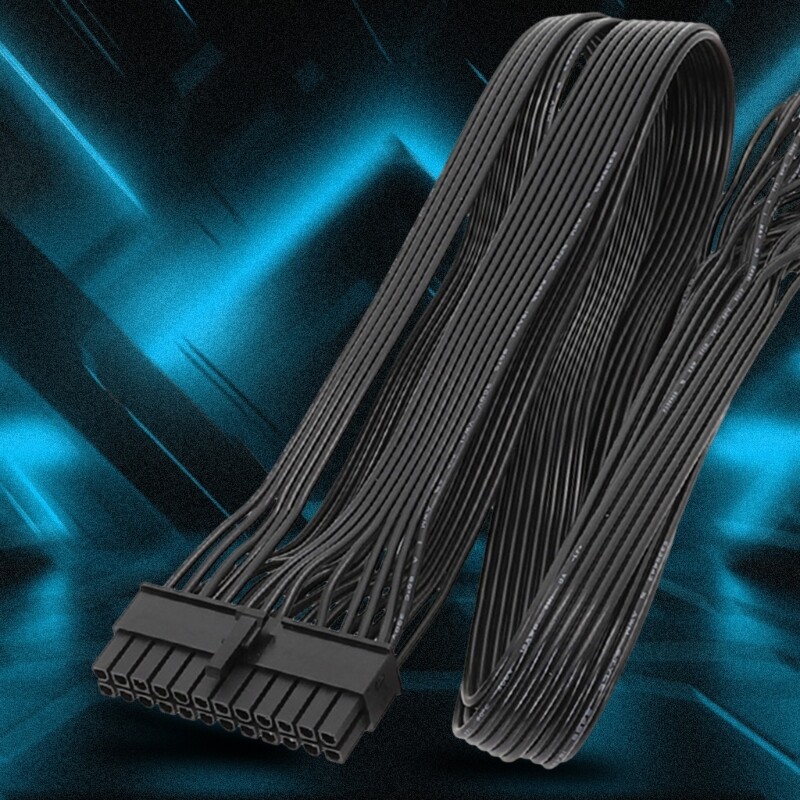 for LEADEX Modular Cable 24PIN Power Supply Cable Mainboard 24Pins ...